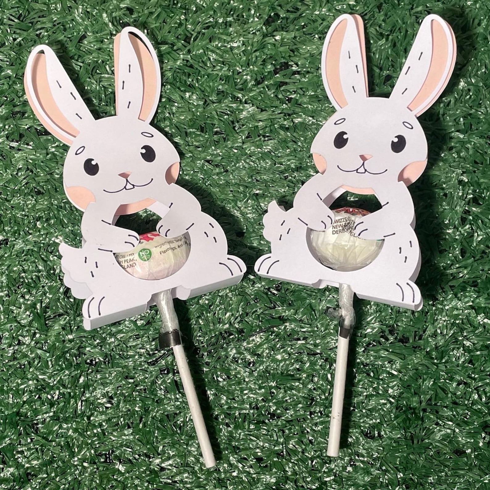 Easter Bunny Lollipop Holder - Etsy