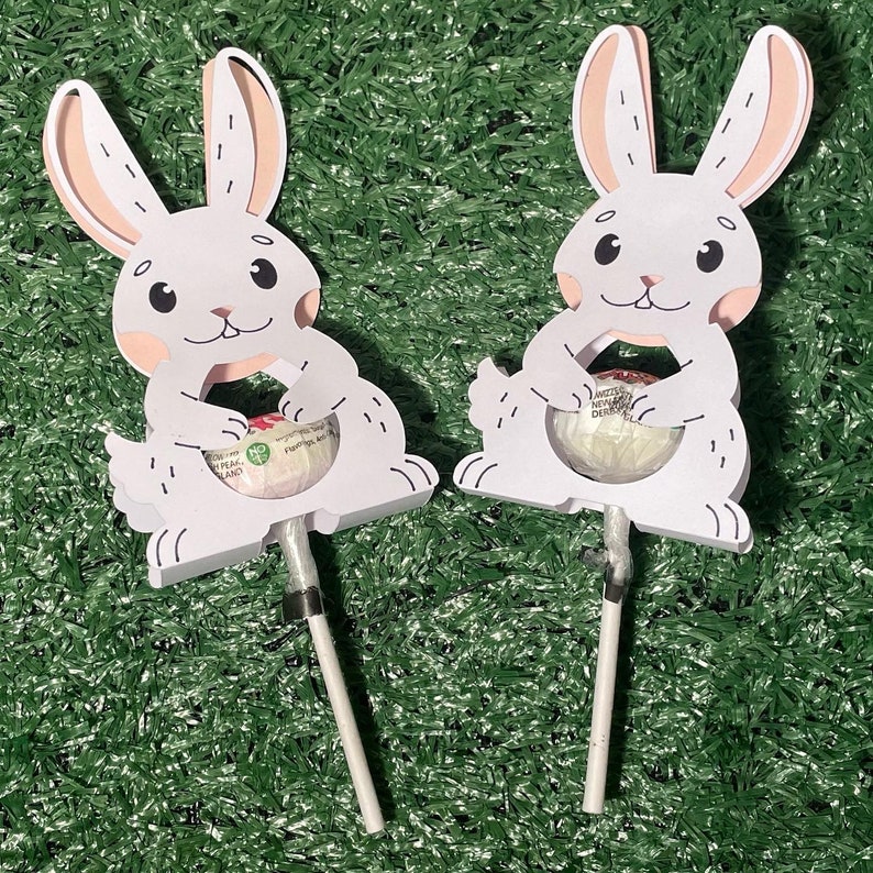 Easter Bunny Lollipop Holder - Etsy