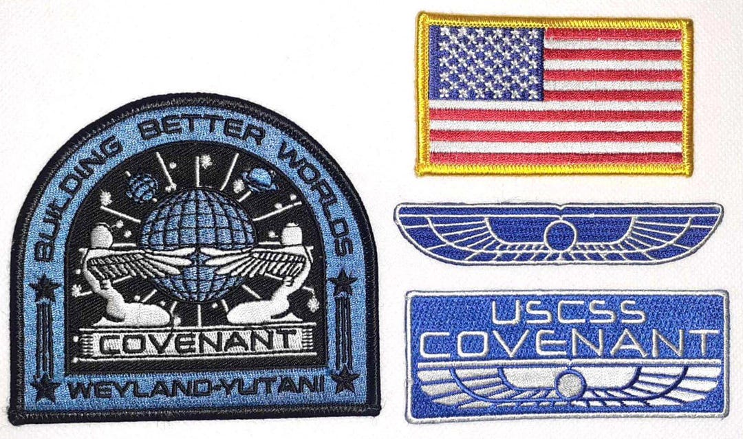 Alien USCSS Covenant Complete Uniform Patch Set Prometheus NEW - Etsy