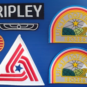 Alien Ripley Costume, Genuine UK Military Jumpsuit 6 Patch Set USCSS ...