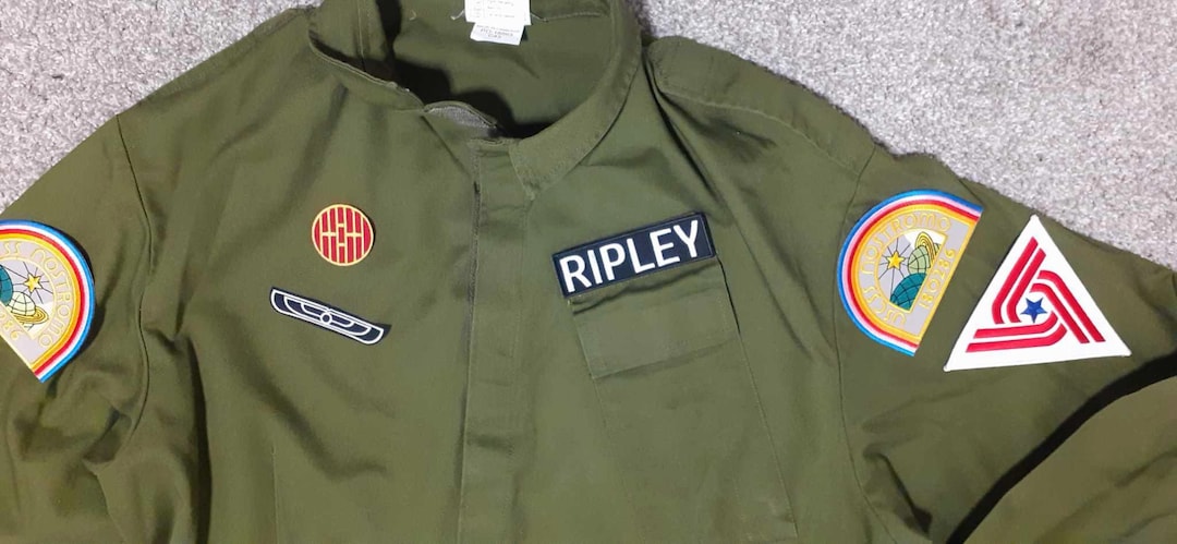 Alien Ripley Costume Genuine UK Military Jumpsuit 6 Patch - Etsy