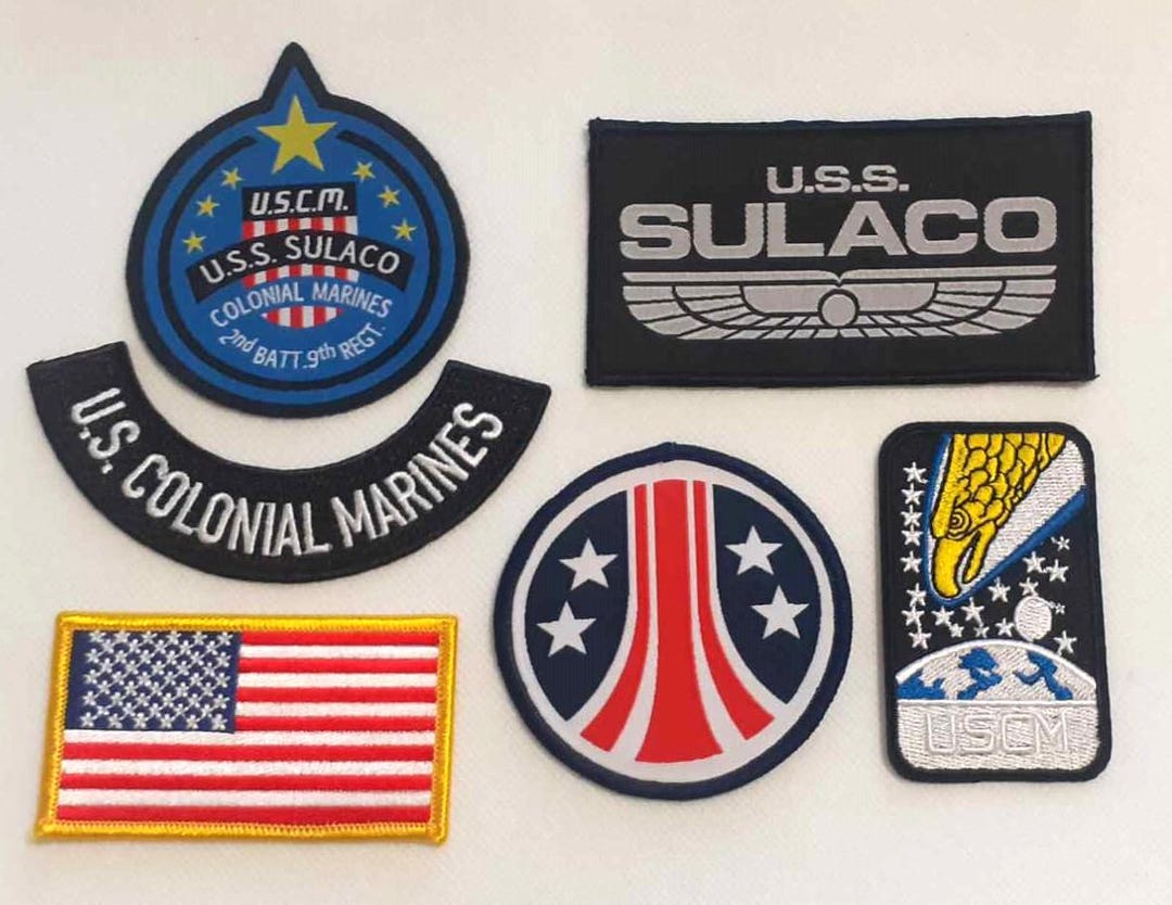 Complete Alien Colonial Marines Crew Set USS Sulaco Uniform Movie ...
