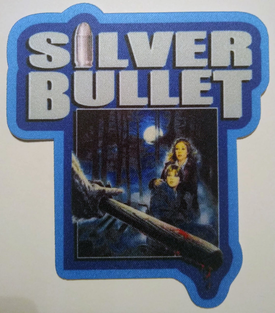 Stephen Kings Silver Bullet Patch!! 4" Cycle of the Werewolf Iron on or ...
