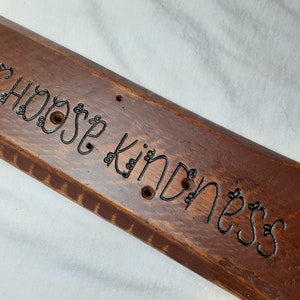 Choose Kindness - Wood Sign - Carved - Hand Painted - Reclaimed Wood ...