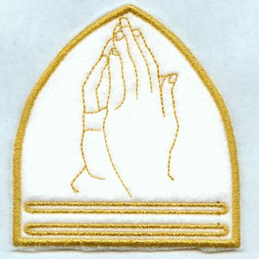 Praying Hands Notepad Holder - Machine Embroidery Design - ITH - Prayer ...