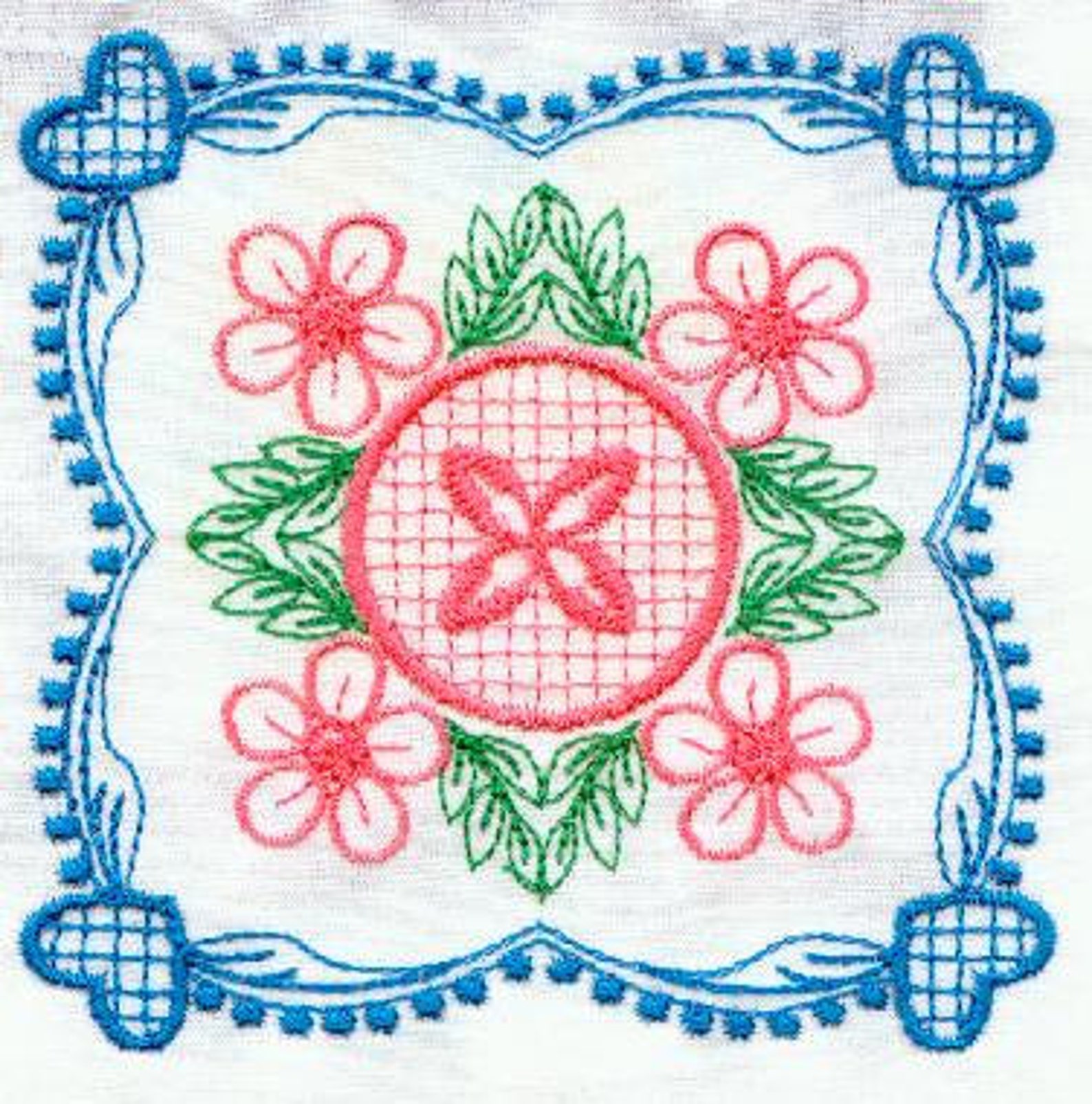 Fancy Squares Set 1 Bordado a máquina Aro 5x7 - Etsy España