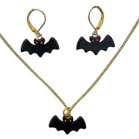 Bat Necklace - Etsy