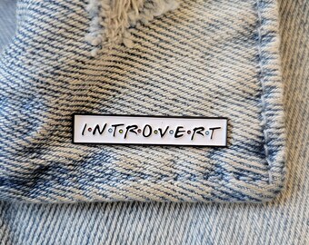Introvert Pin - Etsy