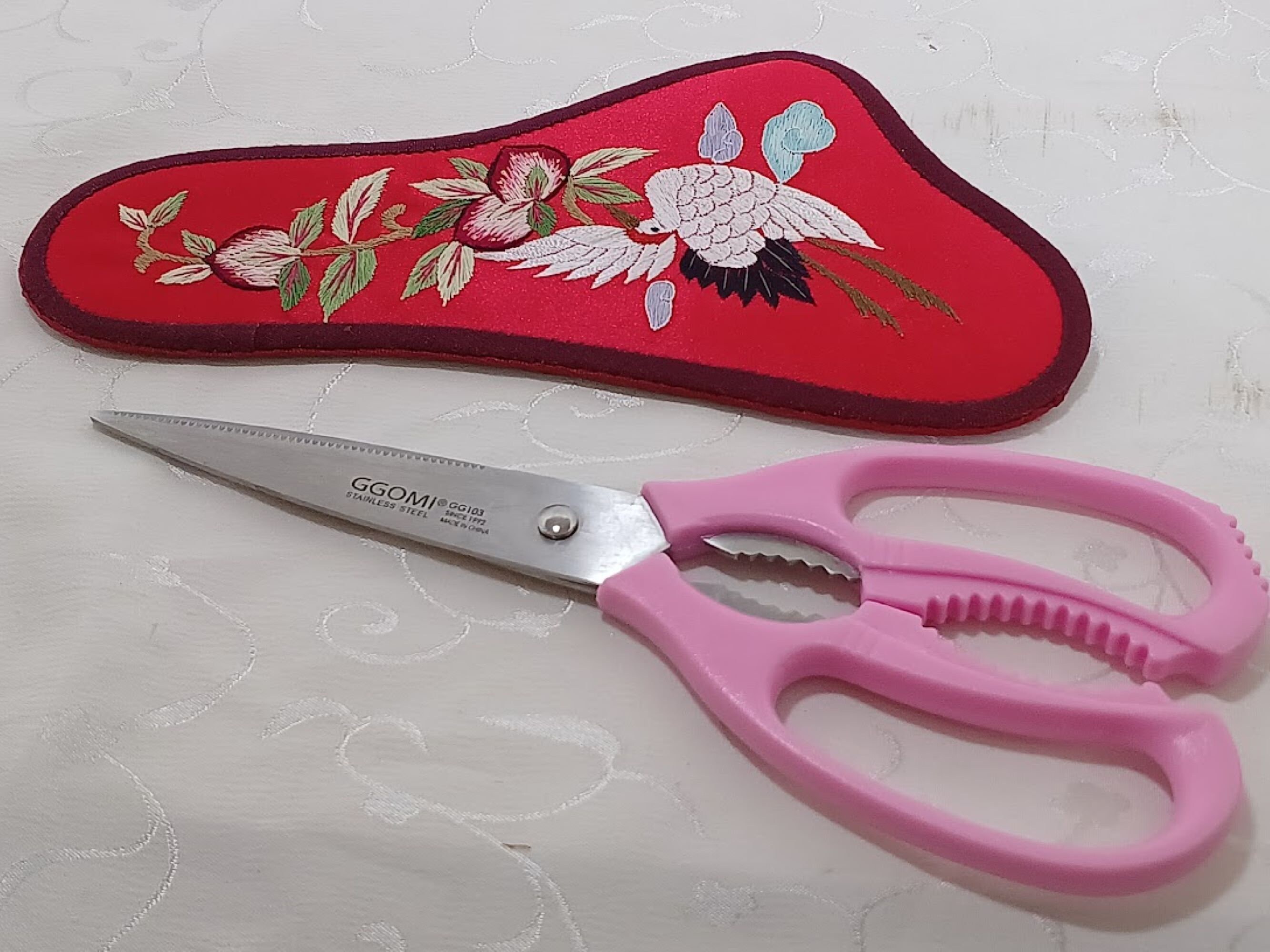 Korean Tradition Scissors Handmade Embroidered Pouch to Hold - Etsy