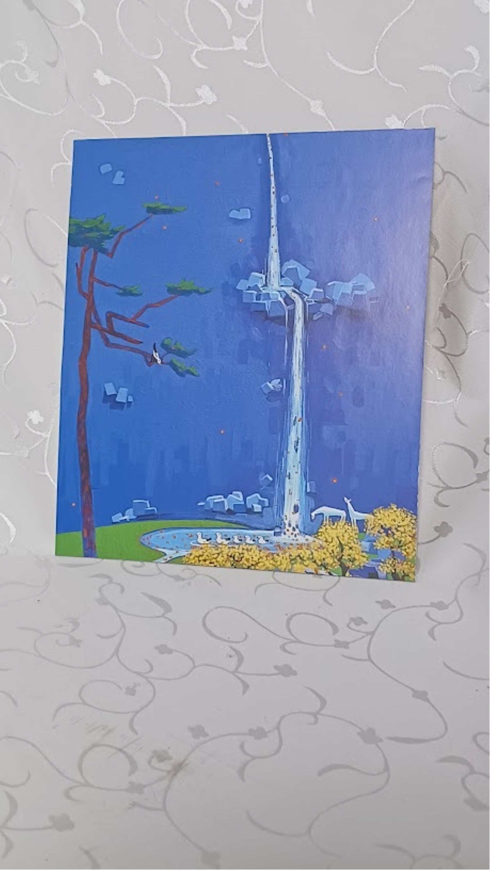8 Paintings by Korean Artist Chae Su Cheor Painting the Scenery on the ...