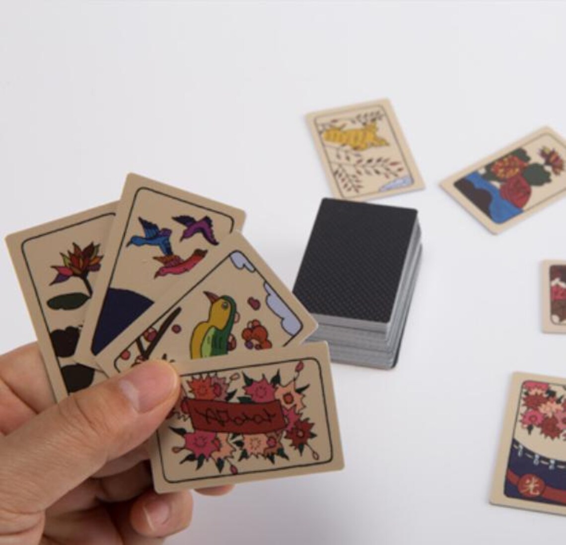 Pebble Hwatu Card Game, Korean Godori With Joker Cards - Etsy