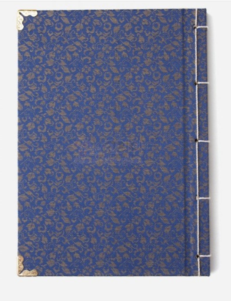 A Traditional Korean Notebook Made of Silk, Using the Technique of ...