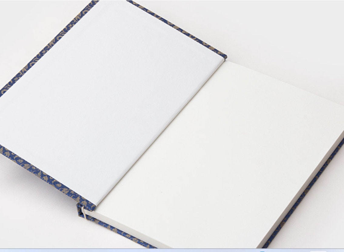 A Traditional Korean Notebook Made of Silk, Using the Technique of ...