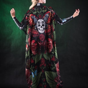 ROSES & BUTTERFLIES SKELETON Costume for Women, Halloween Costume, Los ...