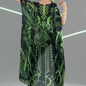 CYBER UV REACTIVE Kimono, Festival Kimono, Festival Outfit, Rave Kimono ...