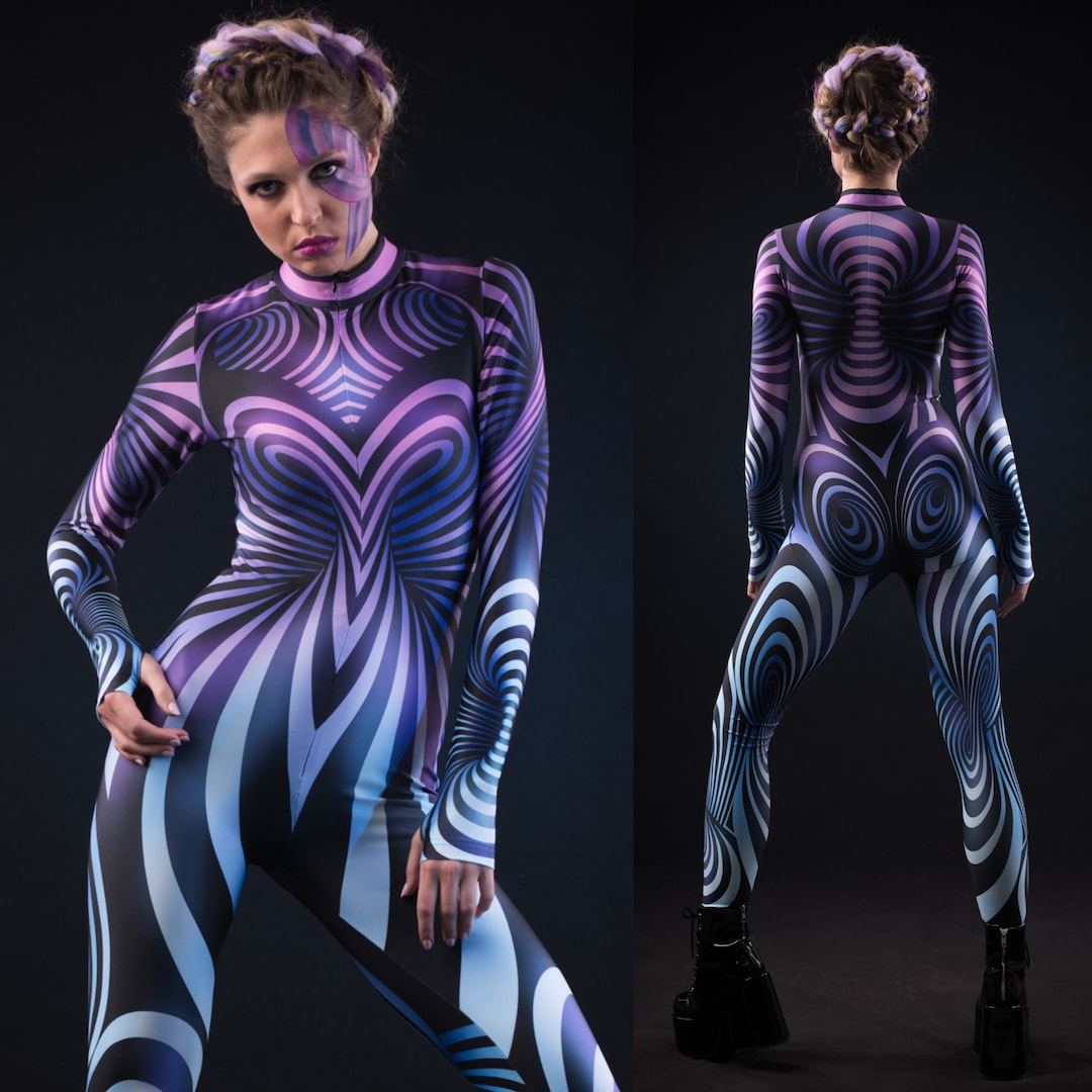 PURPLE SPIRAL Costume for Women Hypnotizing Costume Cosplay - Etsy UK