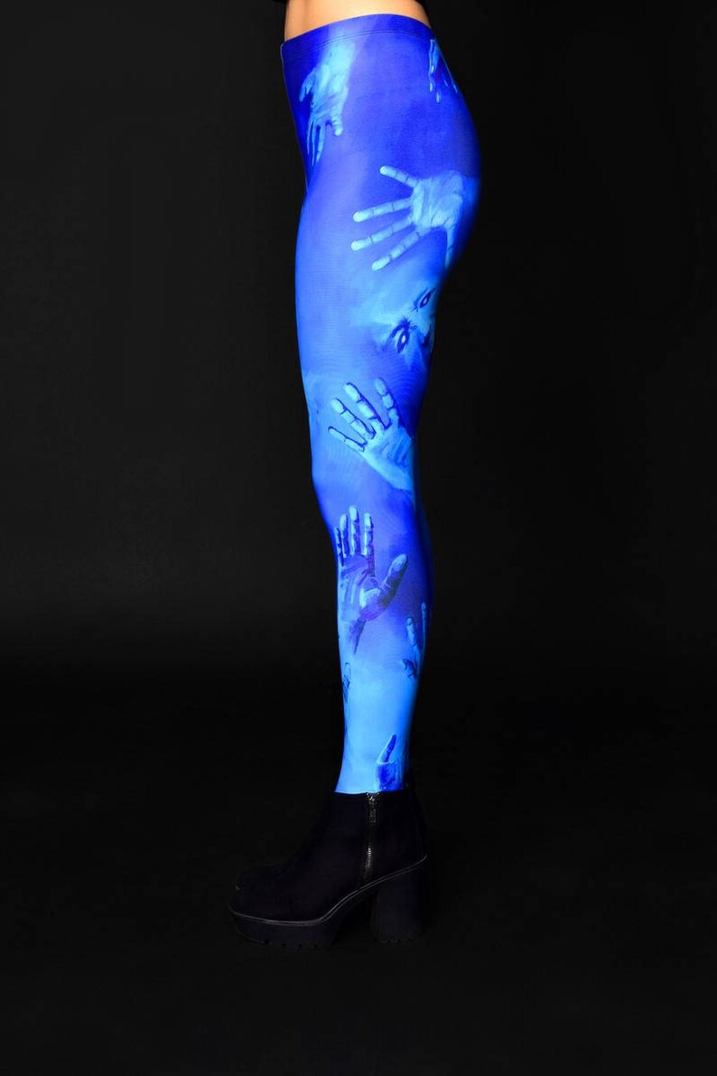 GHOST SCREAM Leggings, Halloween Leggings, Halloween Costume, Womens ...