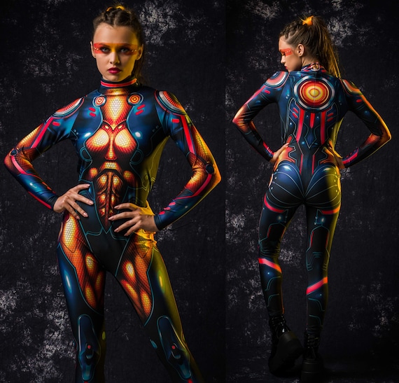 Cyborg Superhero Costume