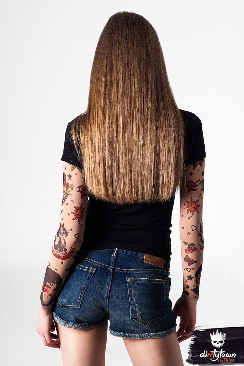 CLASSIC STYLE Tattoo Tshirt Temporary Tattoo Tattoo Sleeve - Etsy