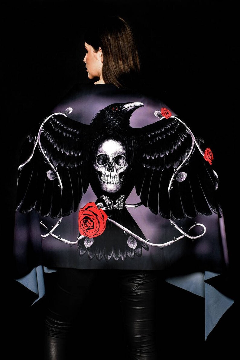 DARK RAVEN Scarf Wings Scarf Scarf Shawl Womens Wrap Wings - Etsy