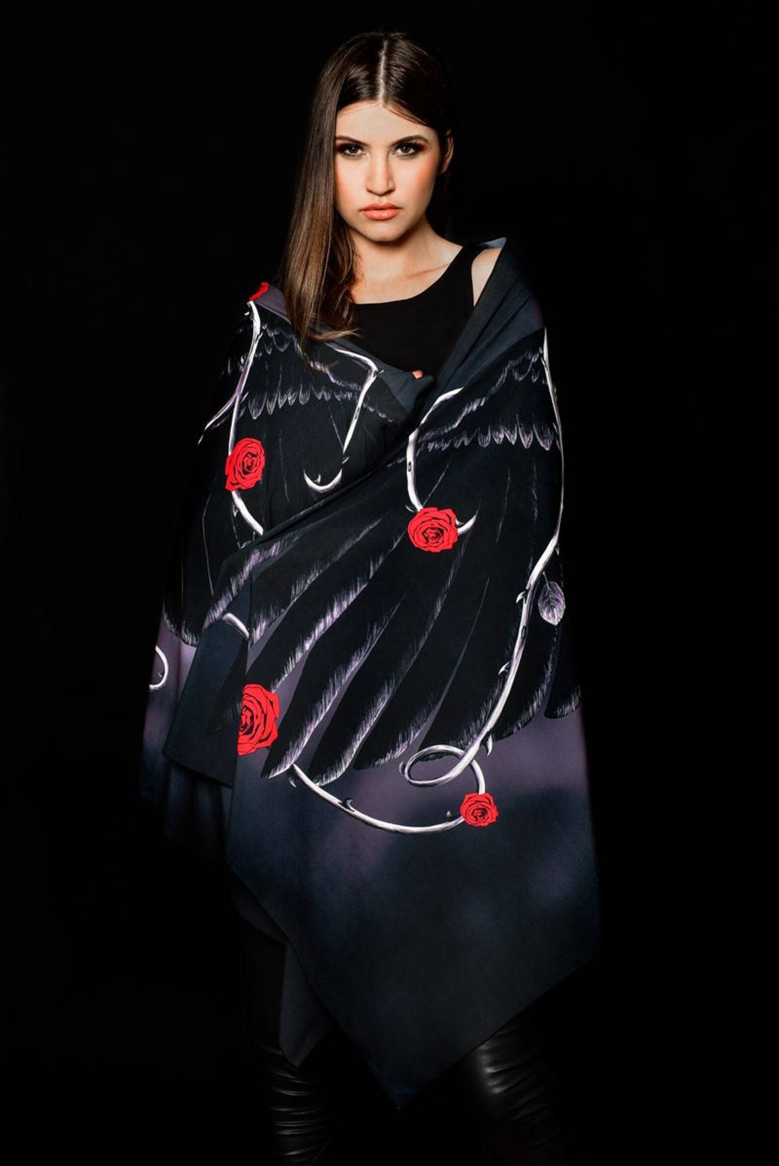 DARK RAVEN Scarf Wings Scarf Scarf Shawl Womens Wrap Wings - Etsy