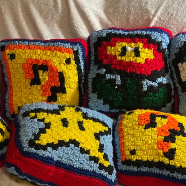 Crochet Mario - Etsy