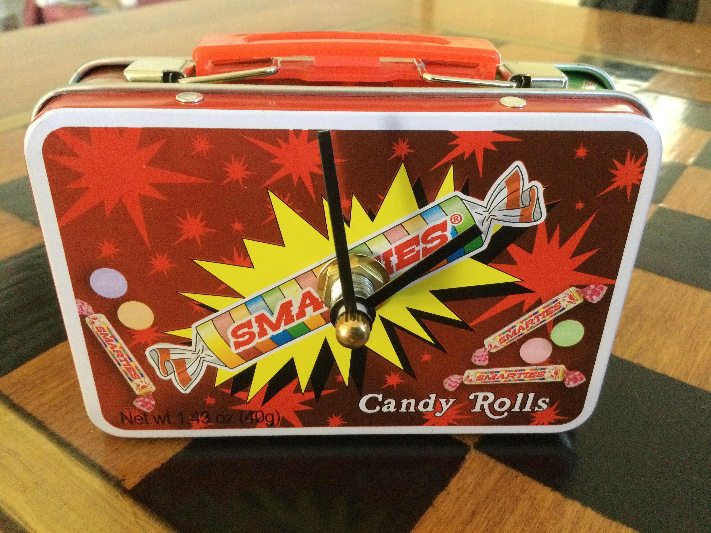Smarties Clock Lunchbox Clock Vintage Candy Tin | Etsy