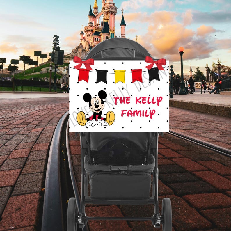 Printable Stroller Tag - (DIGITAL DOWNLOAD ONLY) - Character Stroller ...