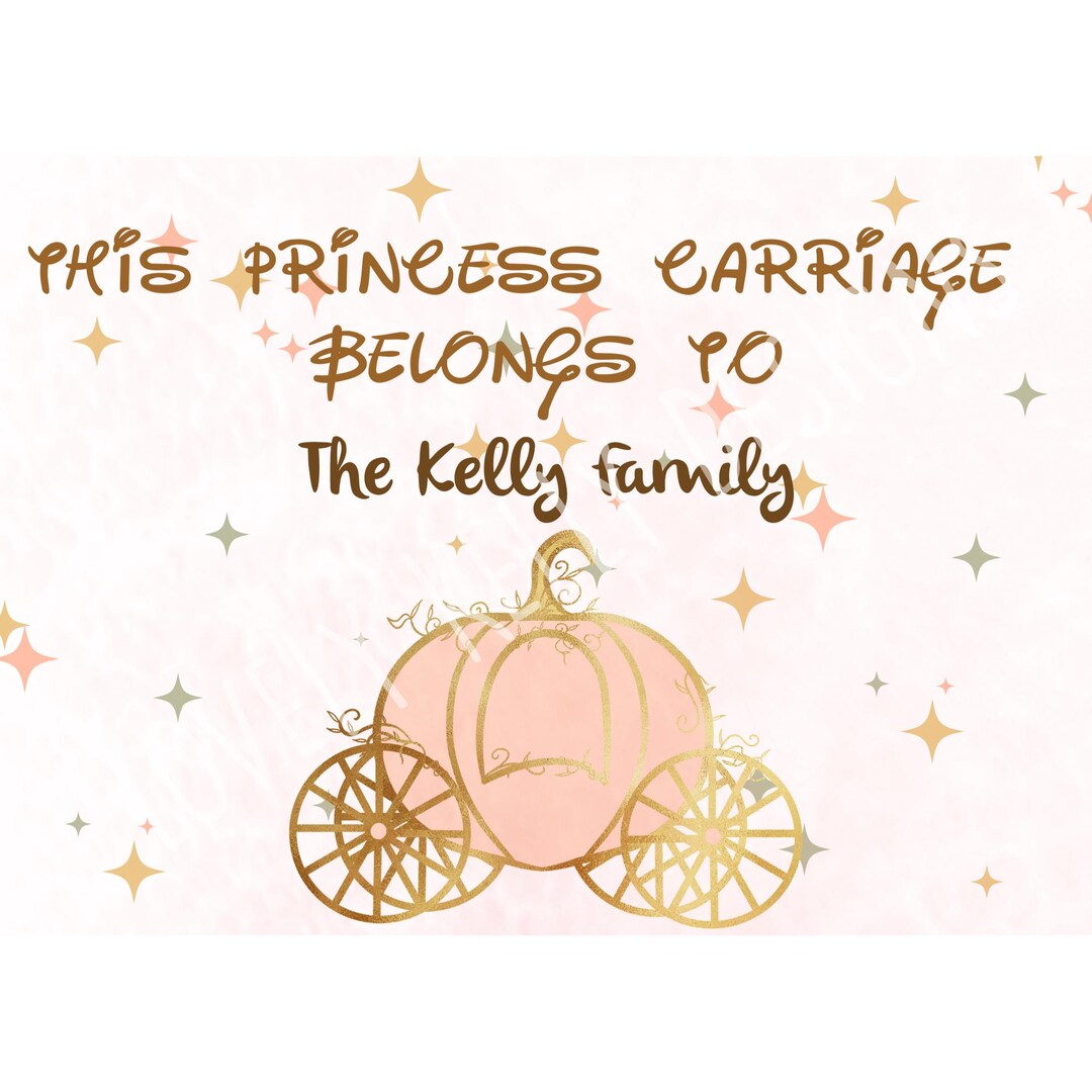 Printable Stroller Tag - (DIGITAL DOWNLOAD ONLY) - Character Stroller ...