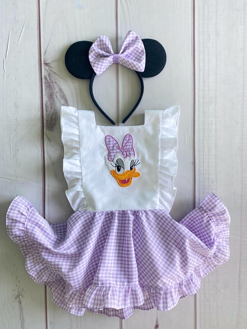 Toddler Girls Disney Daisy Duck Dress, Disney Daisy Duck Dress, Daisy ...