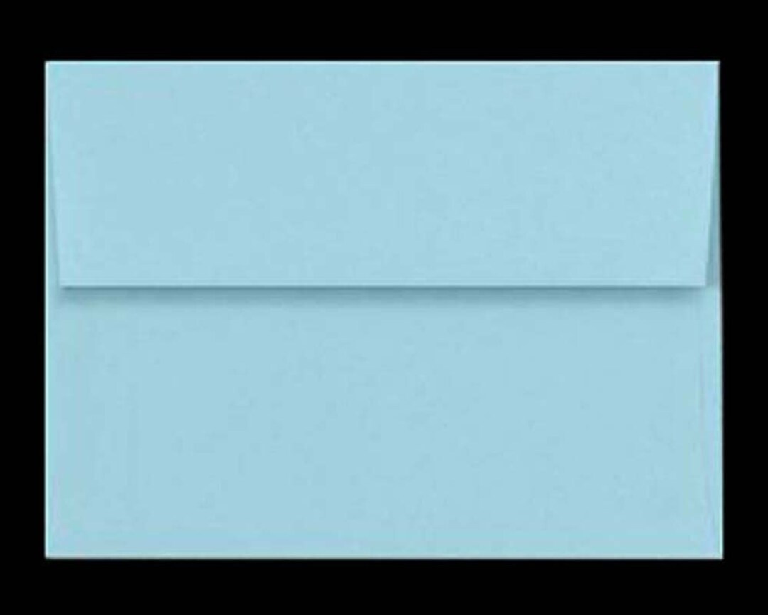 A7 Envelopes 5x7 Baby BLUE PASTEL 25 DIY Blanks for Cards Invitations ...