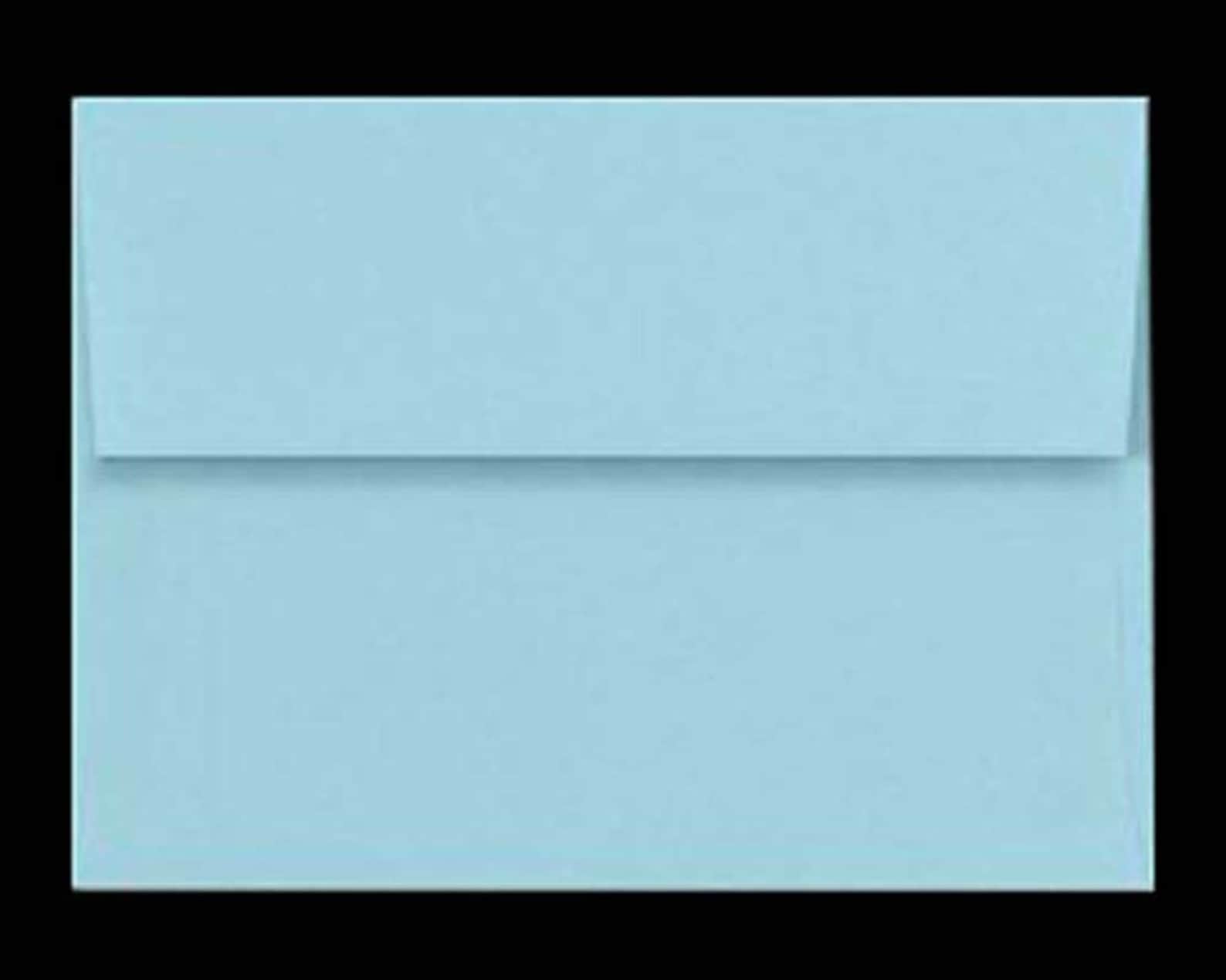 A7 Envelopes 5x7 Baby BLUE PASTEL 25 DIY Blanks for Cards Invitations ...
