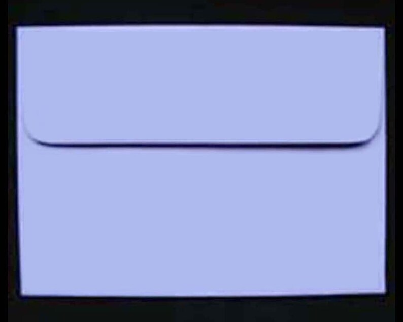 A7 Envelopes 5x7 PASTEL PURPLE 25 for Cards Invitations Announcements ...