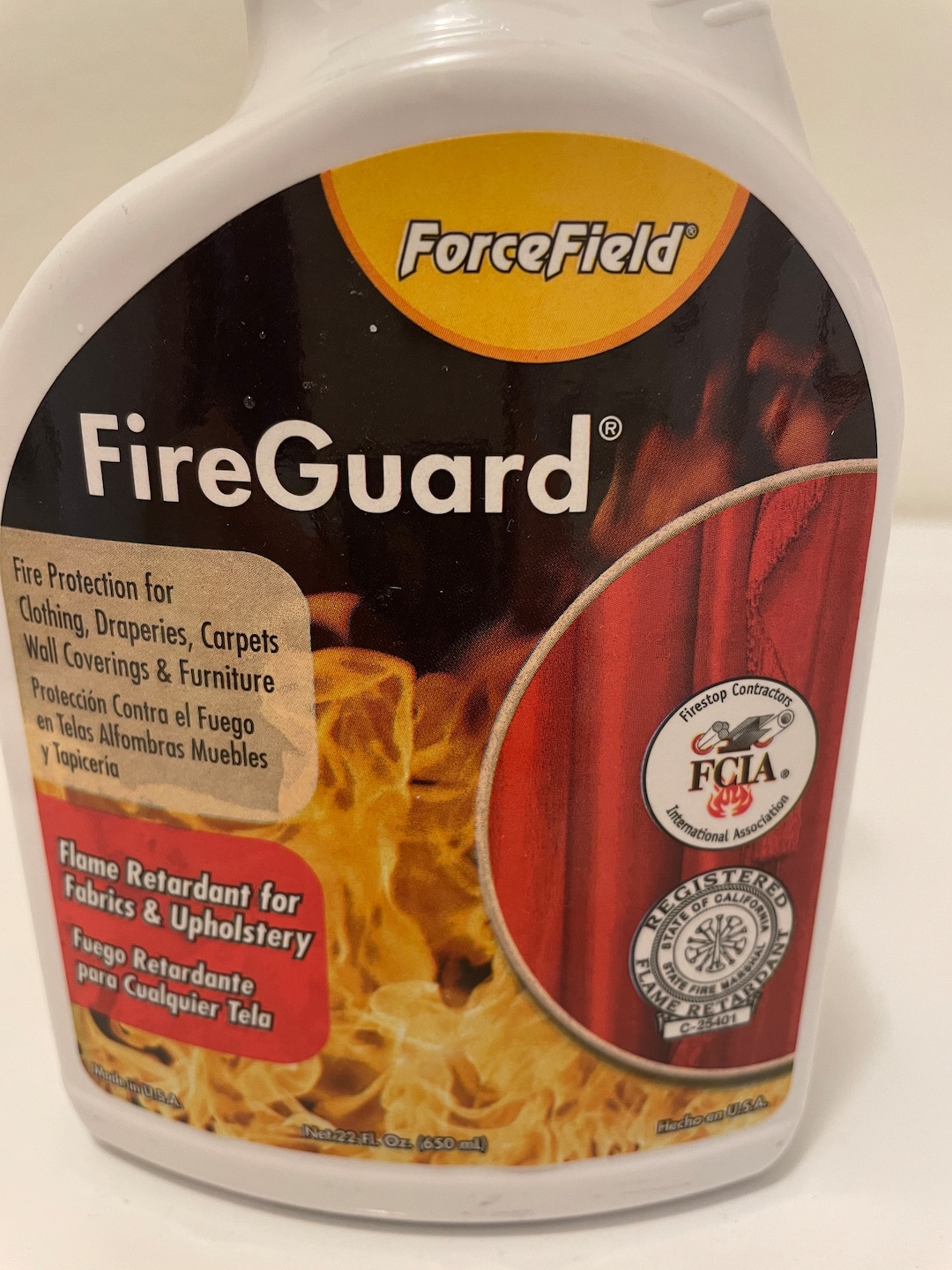 Flame Retardant Fireguard Spray (must Be Purchased With a Curtain - We ... Flame Retardant Fireguard Spray (must Be Purchased With a Curtain - We ...