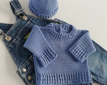 Crochet Baby Jumper Pattern - Etsy UK