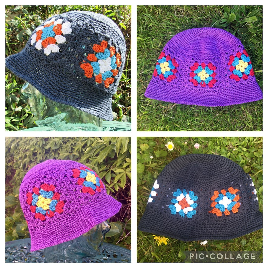 Gehäkelter Fischerhut MUSTER, Sommerhut, Festival Hut, pdf, sofortiger ...
