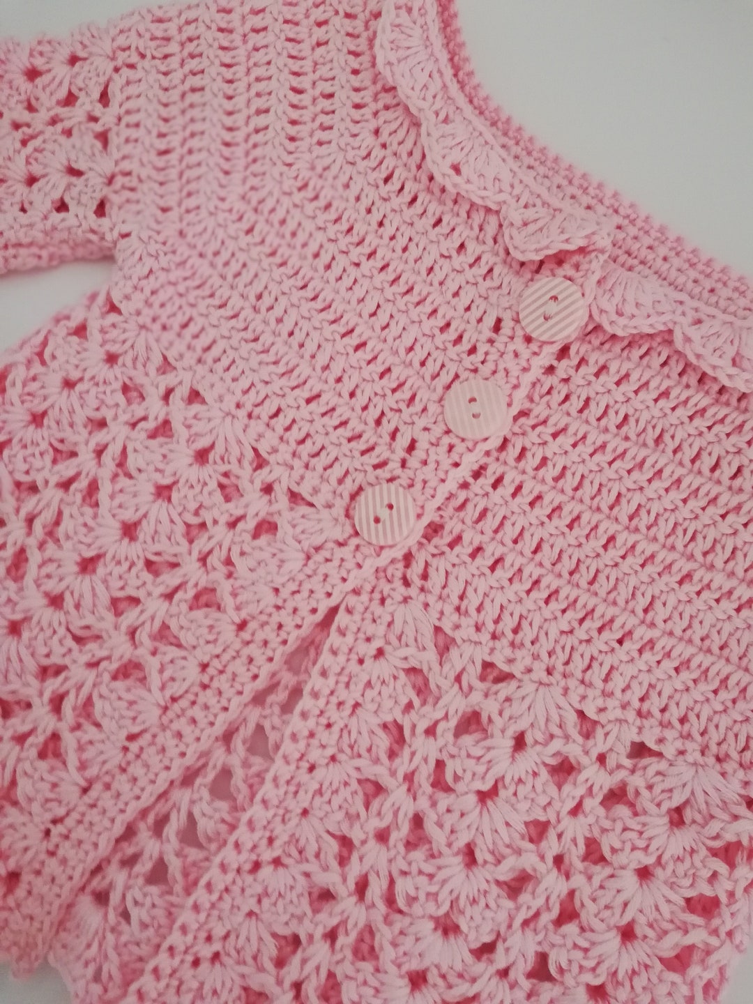 Crochet PATTERN, Baby Cardigan, Sizes 0-3, 3-6, 6-12 Months, Pdf ...