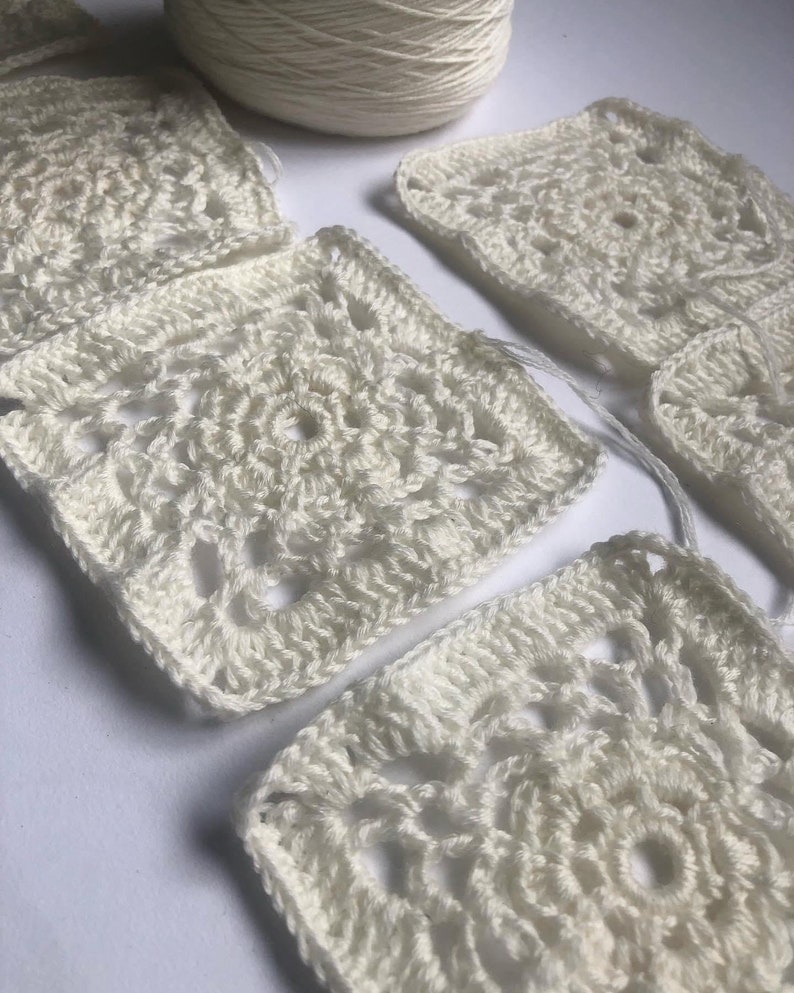 Crochet Pattern, Crochet Square Motif - Etsy