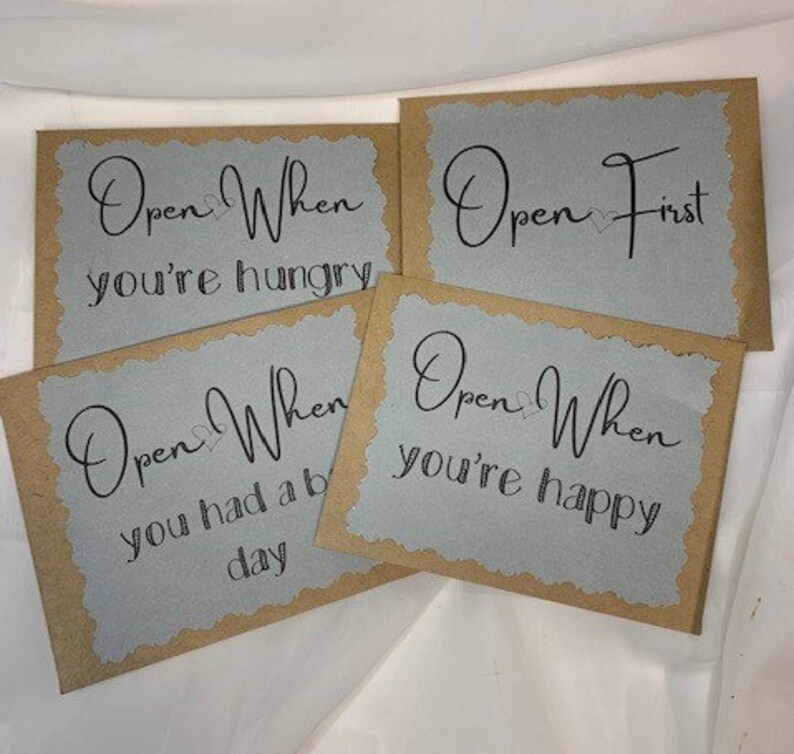 Printable Open When Envelopes DYI Open When Gift for - Etsy