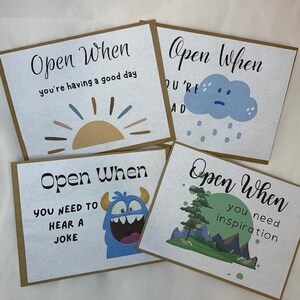 Printable Open When Envelopes - DYI Open When- Gift for Her - Printable ...