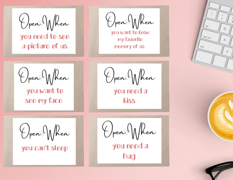 Printable Open When Envelopes DYI Open When Gift for - Etsy