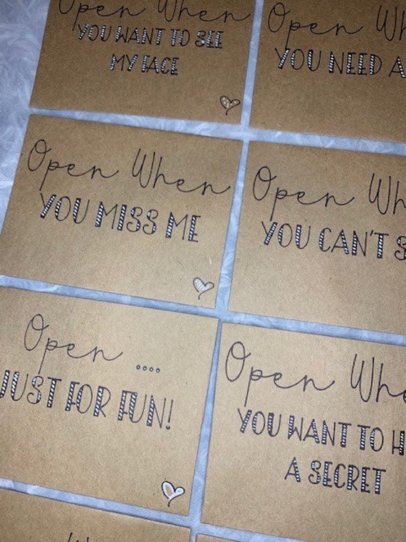 Open When Letters For Girlfriend
