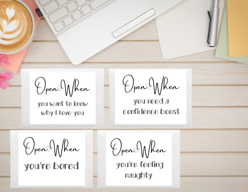 Printable Open When Envelopes DYI Open When Gift for - Etsy