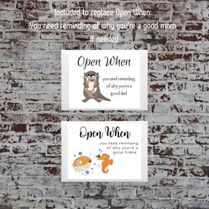 Printable Open When Envelopes - DYI Open When- Gift for Her - Printable ...