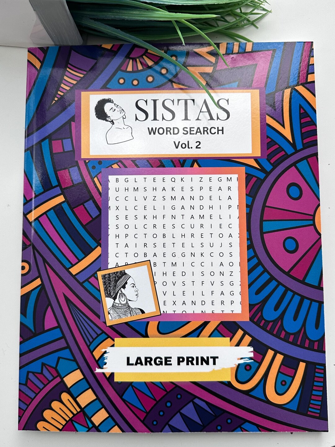 SISTAS Word Search Book LARGE PRINT for Adults and Teens. Free "bonus ...