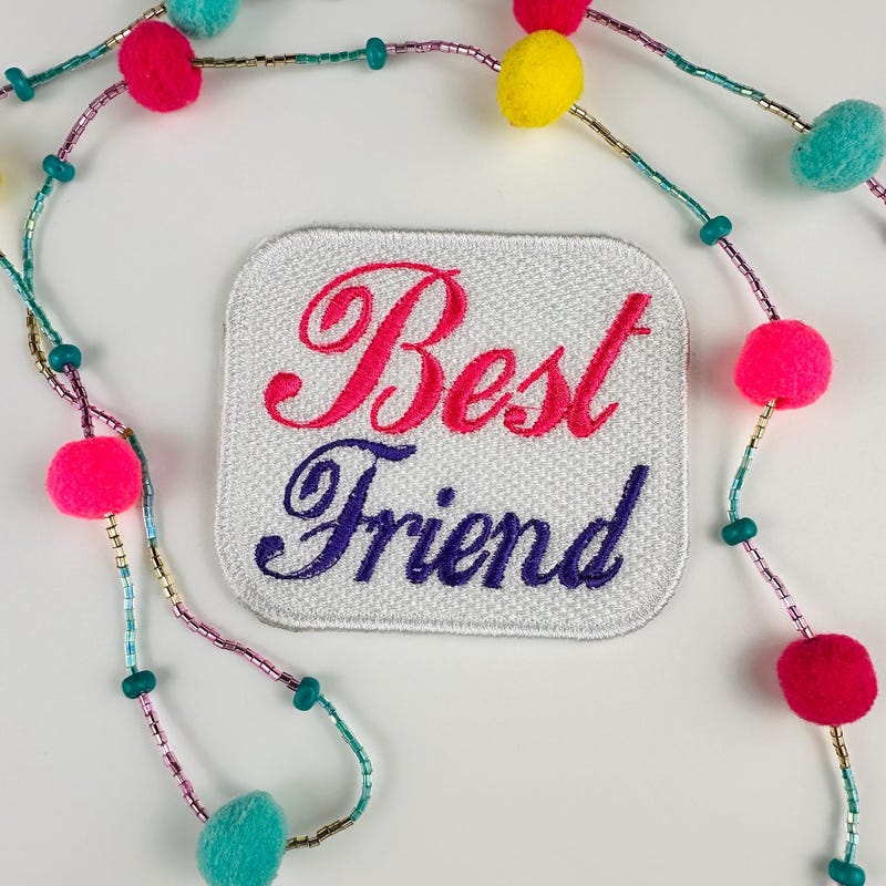 Best Friend Applique - Etsy