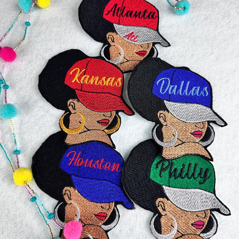 Black Woman Patch - Etsy
