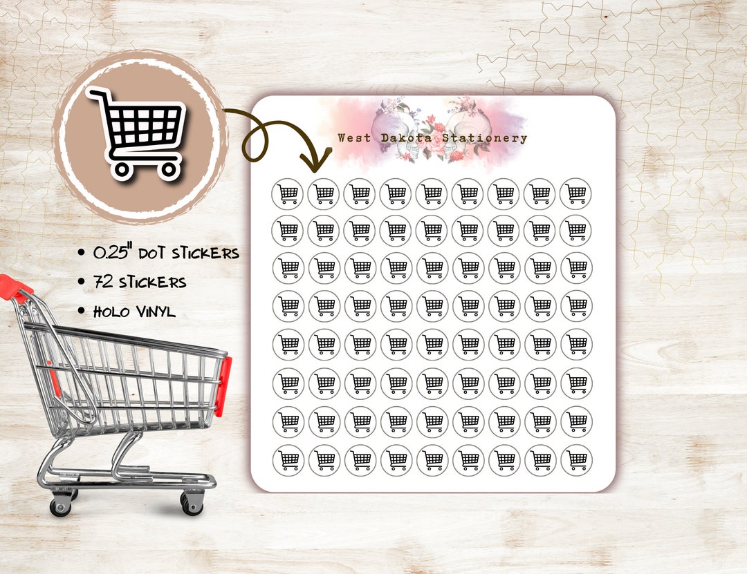 Teensy Icon Stickers With Holographic Finish - Shopping - Etsy