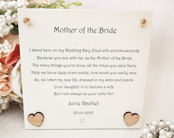 Mother of Bride Poem - Etsy