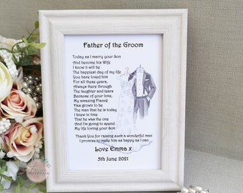 Father of Bride Poem | Etsy